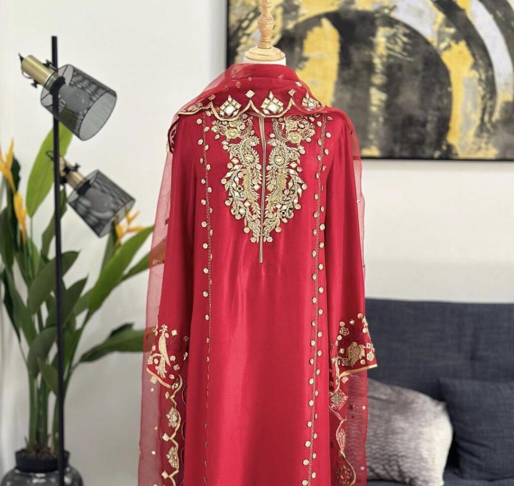 Simple Punjabi Suit Design | Salwar Kameez | Red Online - Fashion Doctorz